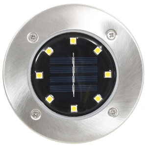 Solar Ground Lights 8 pcs LED Lights RGB Colour - HR22-VX-60324