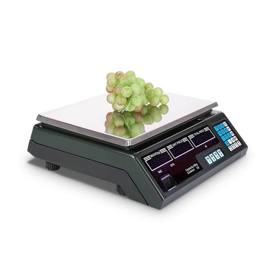 Digital Commercial Kitchen Scales Shop Electronic Weight Scale Food 40kg/5g