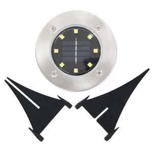 Solar Ground Lights 8 pcs LED Lights RGB Colour - HR22-VX-60324