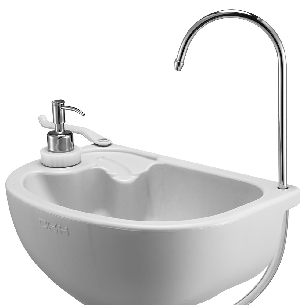 Camping Basin Portable Hand Wash Sink Stand 19L Capacity