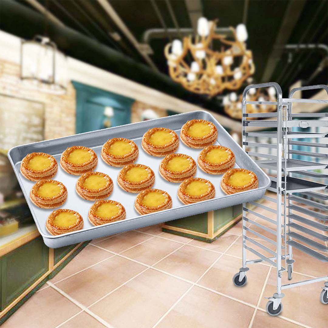Gastronorm Trolley 15 Tier Stainless Steel with Aluminum Baking Pan ...