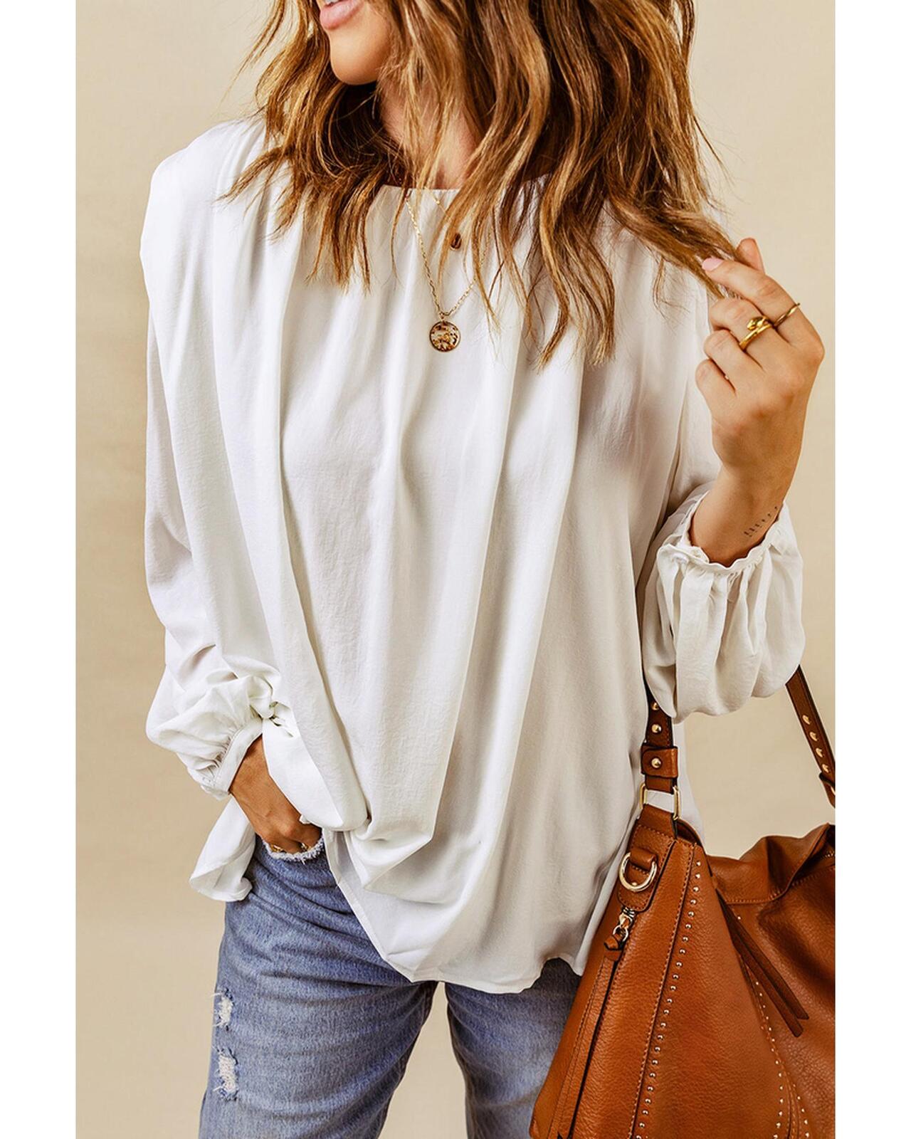 Azura Exchange Billowy Sleeve Blouse