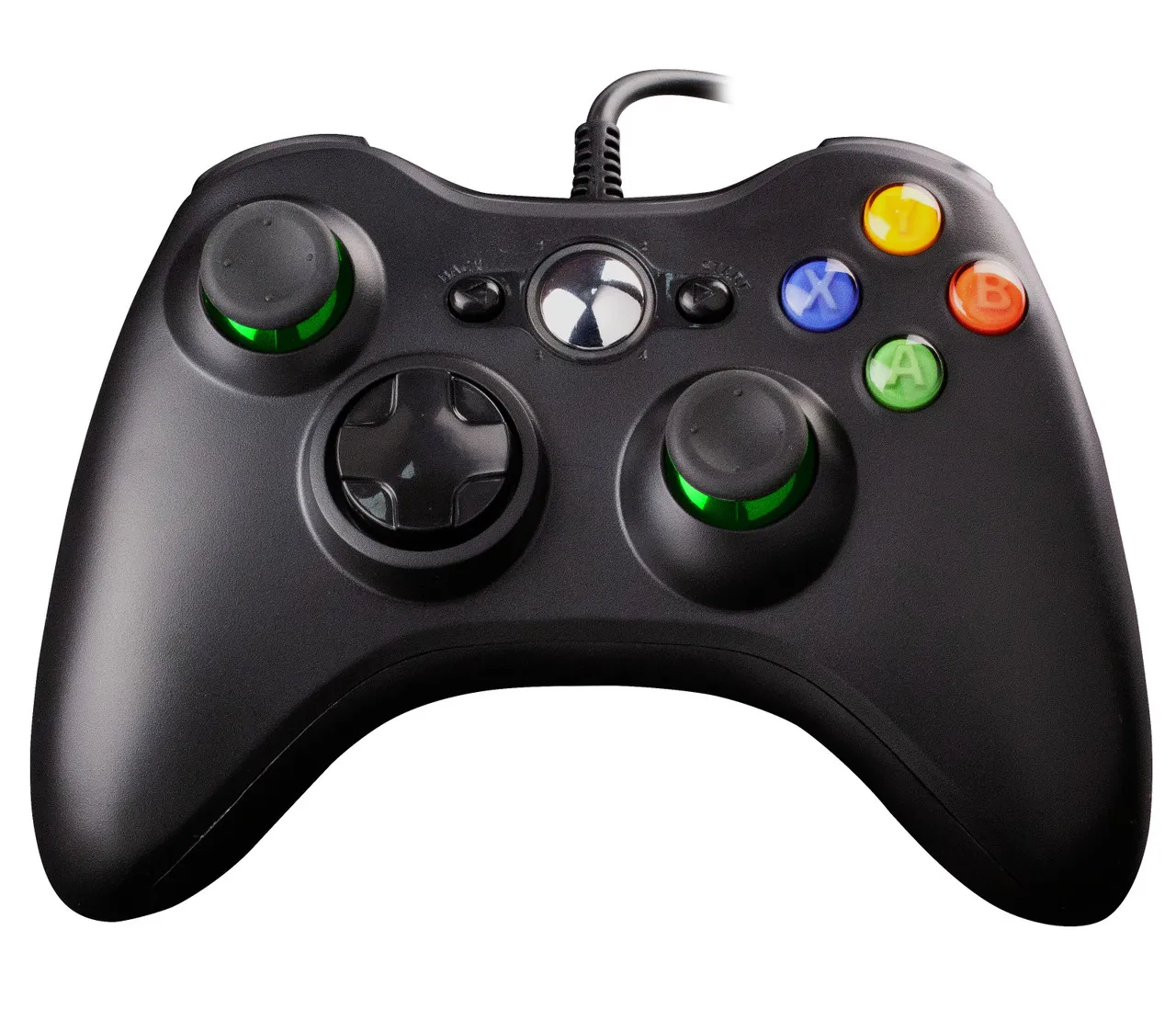 Laser Gaming Wired PC Controller-Black | HR Sports