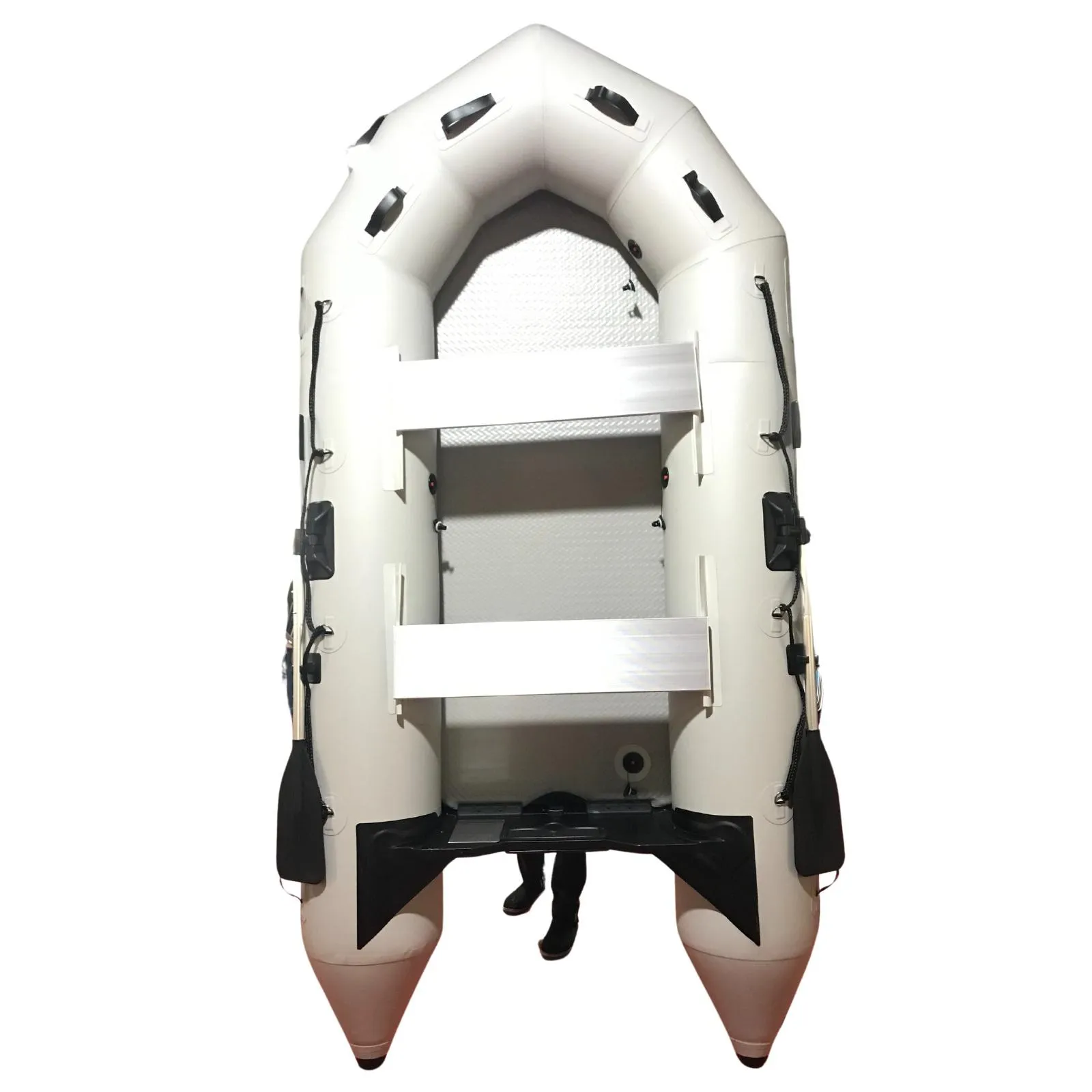 3M ( Grey ) Inflatable Boat Dinghy Tender Pontoon Rescue & Dive Boat ...