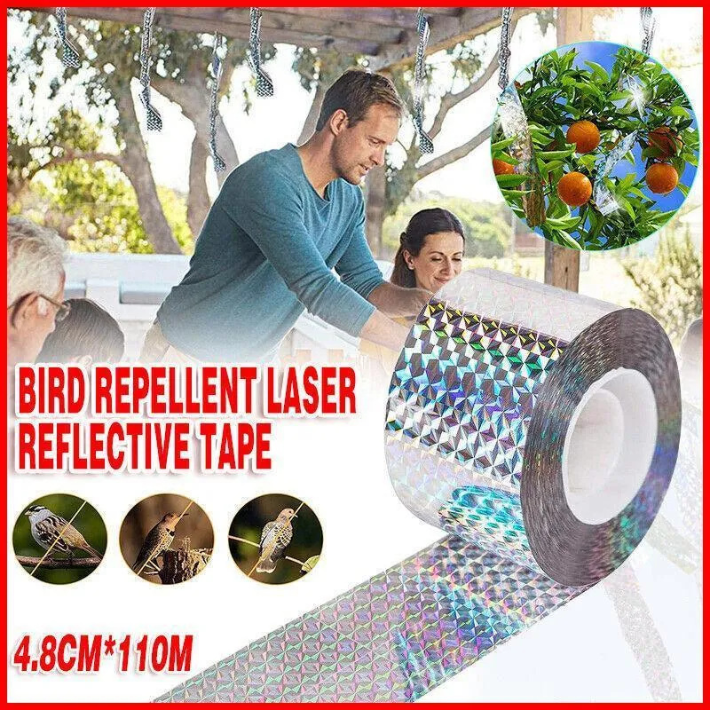 Bird Repellent Laser Reflective Tape Garden | HR Sports