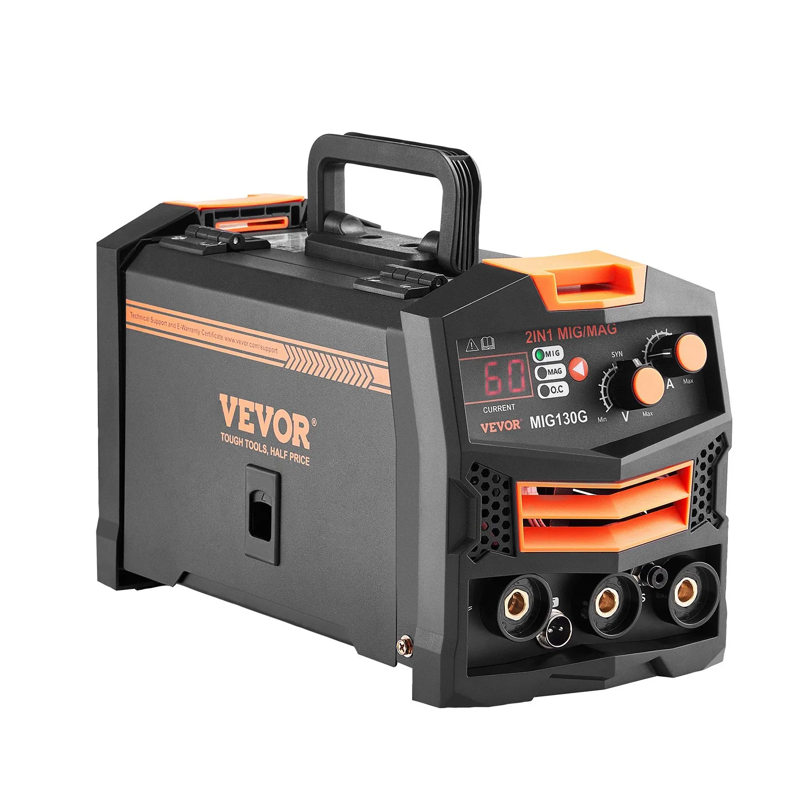 VEVOR MIG Welder, 130A Synergic Mig Welding | HR Sports