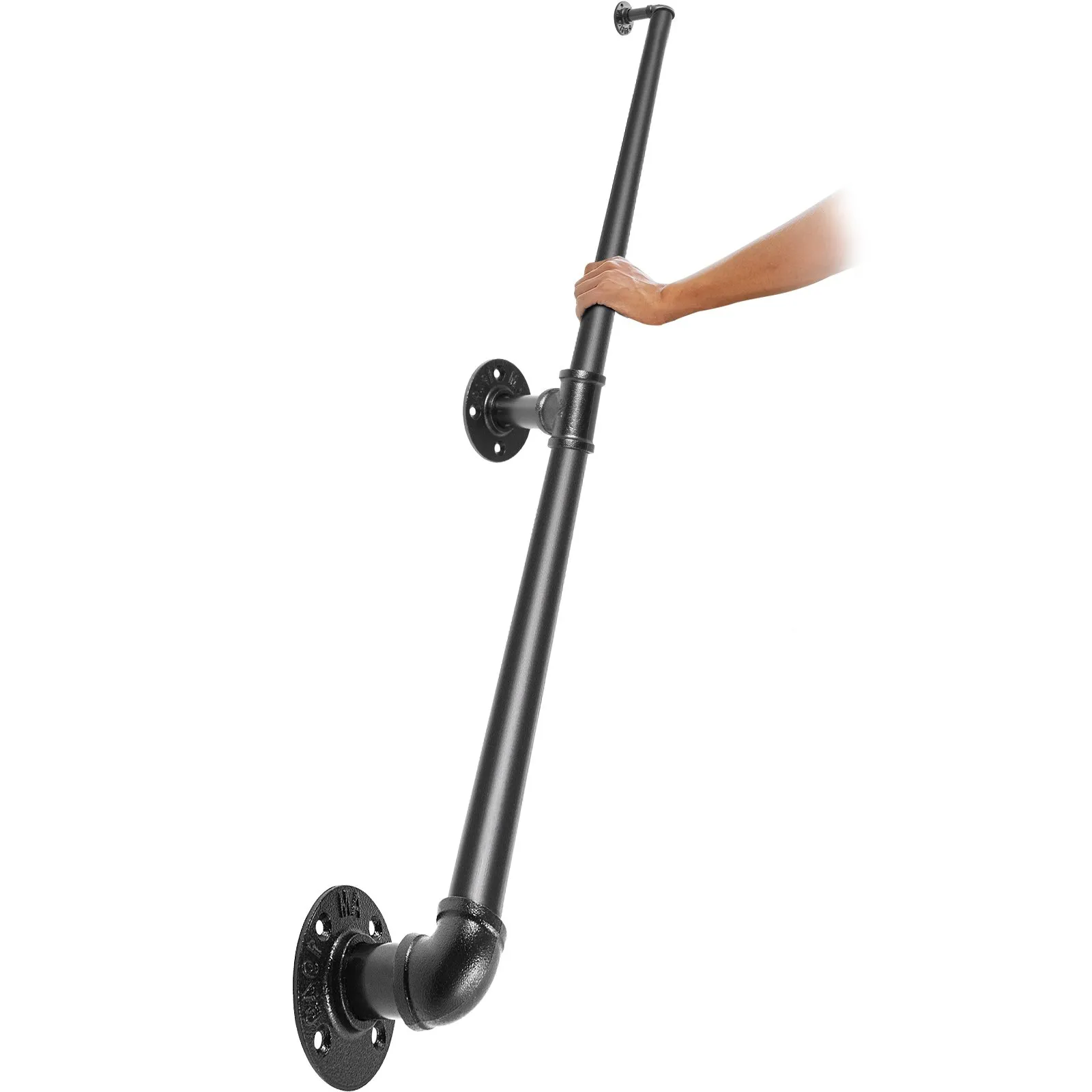 Pipe Stair Handrail, 1.8m Staircase Handrail, 200KG Load Capacity ...