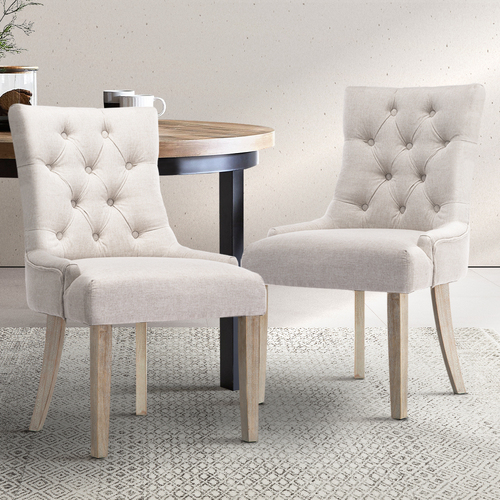 Buy Dining Chairs Australia - Wood Upholstered Armrests Chair